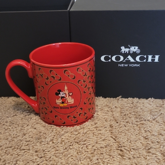 Coach | Dining | Disney X Coach Collab Disney Park Mug Nib | Poshmark